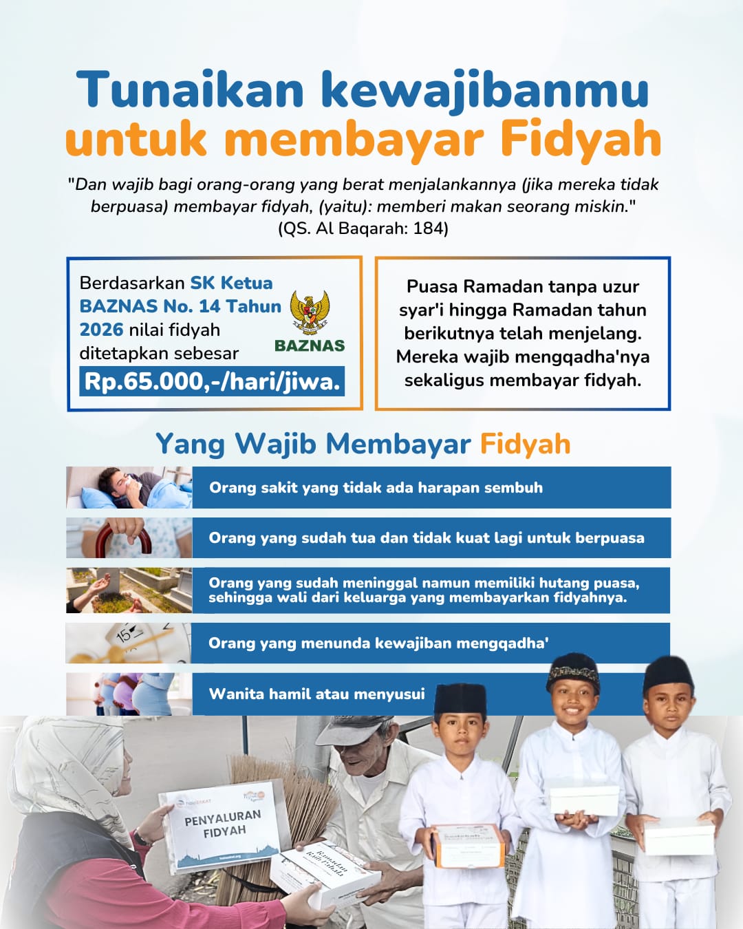 Bayar Hutang Puasa Dengan Fidyah